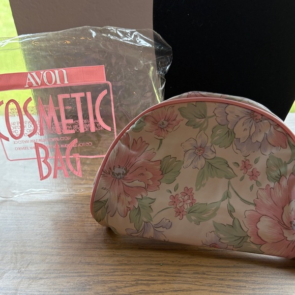 Avon | Bags | Avon Pastel Floral Cosmetic Bag | Poshmark